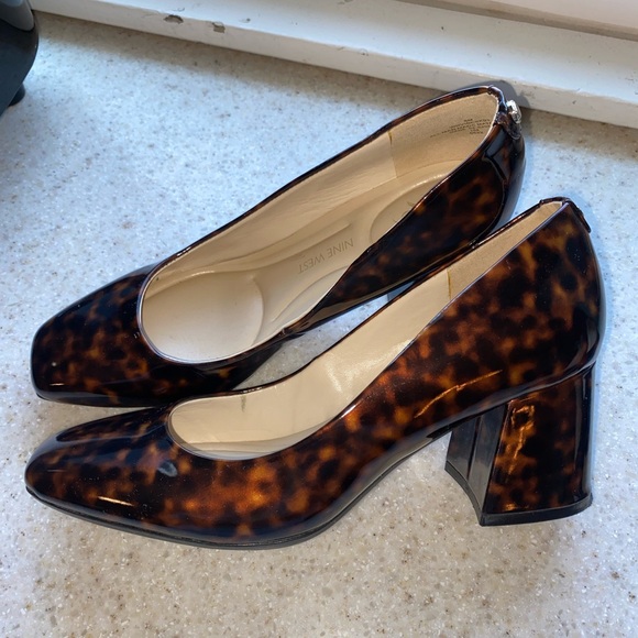 Vibe | Shoes | Vibe Womens Tortoise Shell Block Heels | Poshmark